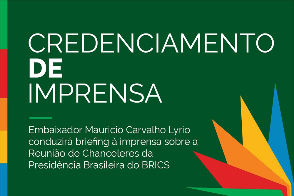 Embaixador Mauricio Carvalho Lyrio conduzirá briefing à imprensa sobre ...